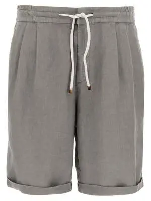 Brunello Cucinelli Zip Up Shorts For Men