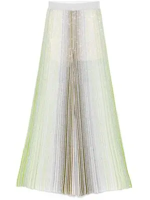 Missoni Striped Trousers - Green
