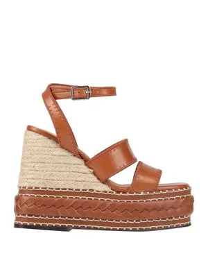 CastaÑer Leather Espadrille Sandals - Brown