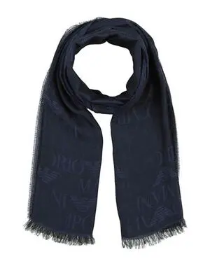Emporio Armani Scarf Viscose, Modal - Blue