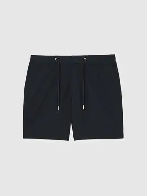 REISS Textured Drawstring Shorts