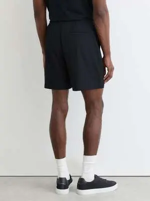 REISS Textured Drawstring Shorts