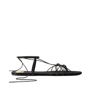 SAINT LAURENT SAINT LAURENT Babylone Leather Sandals