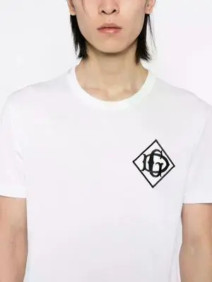 Dolce & Gabbana Logo-Patch T-Shirt - White | Editorialist
