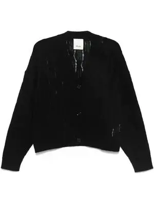 ALLUDE Cashmere Cardigan - Black