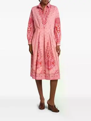 Etro Paisley-print Shirt Dress - Pink
