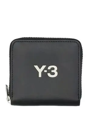 Y3 Logo-print Wallet - Black