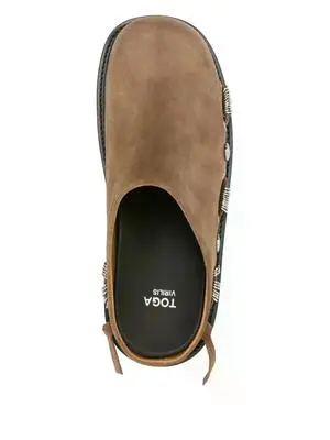 TOGA VIRILIS Suede Slippers