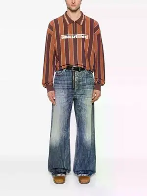 Martine Rose Wide-leg Jeans - Blue