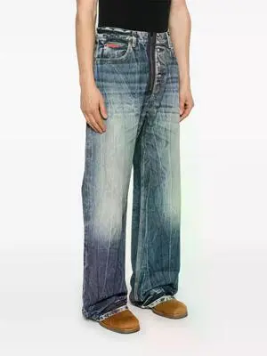 Martine Rose Wide-leg Jeans - Blue