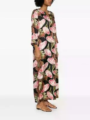 P.a.r.o.s.h Floral-print Maxi Dress