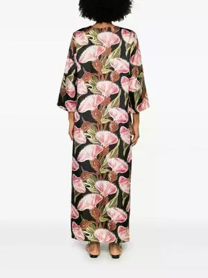 P.a.r.o.s.h Floral-print Maxi Dress