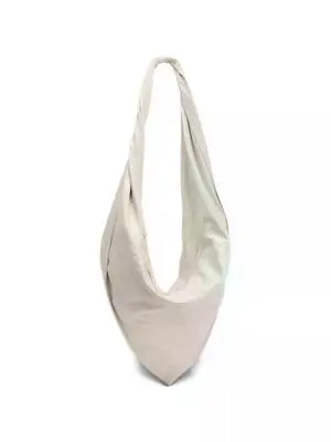 LEMAIRE Scarf Bag In Leather - Neutrals