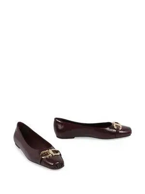 FERRAGAMO Gancini-plaque Ballerinas