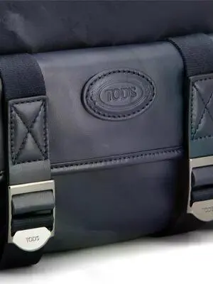 TOD'S Leather Messenger Bag - Blue