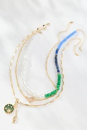 Anthropologie Shell Necklaces