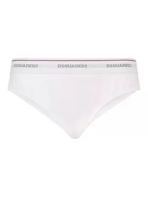 Dsquared2 Logo-waistband Briefs - White