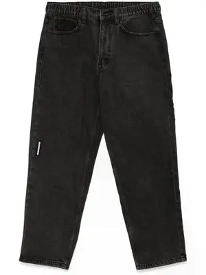AAPE BY *A BATHING APE Aapenow Moonface-logo Jeans - Black