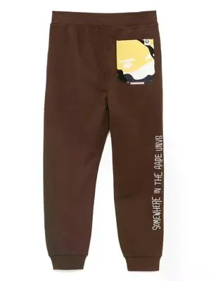 AAPE BY *A BATHING APE® Logo-patch Track Pants