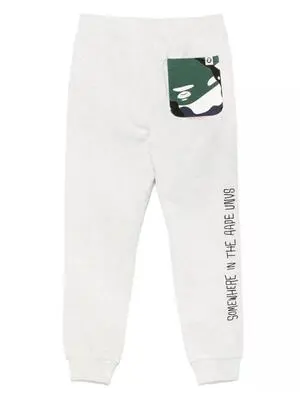 AAPE BY *A BATHING APE® Logo-patch Track Pants