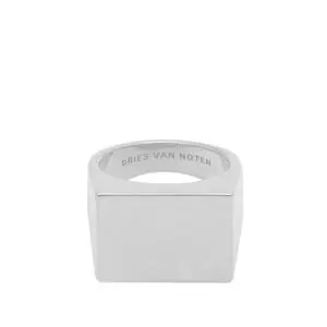 Dries Van Noten Square Signet Ring - Silver