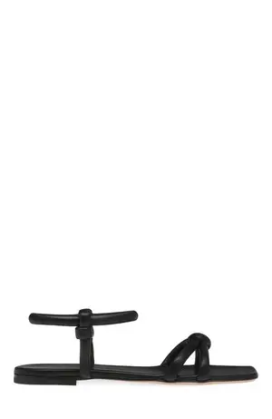 GIANVITO ROSSI Juno 05 Flat Sandal - Black