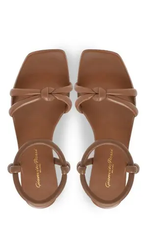 GIANVITO ROSSI Juno 05 Flat Sandal - Brown