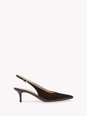 GIANVITO ROSSI Robbie Sling 55 Pumps - Red