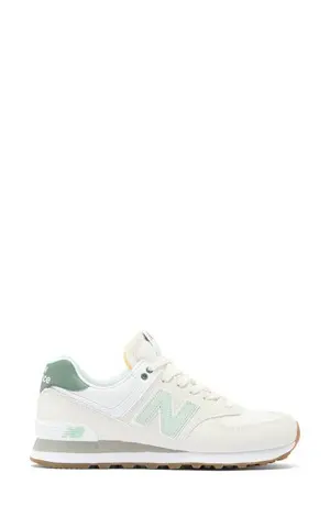 NEW BALANCE 574 Lace-up Sneakers - Sea Salt/ New Spruce