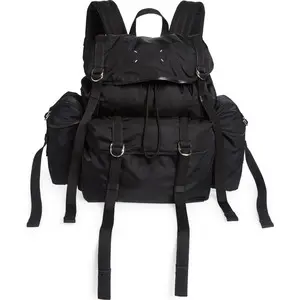 MAISON MARGIELA Extra-large Nylon And Leather Backpack