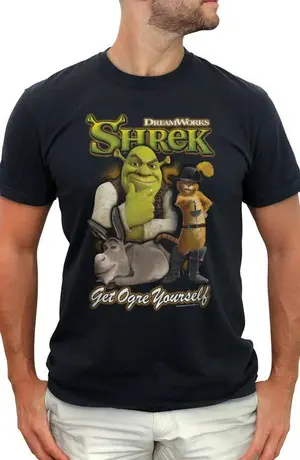 SHREK Get Ogre Yourself Graphic T-shirt