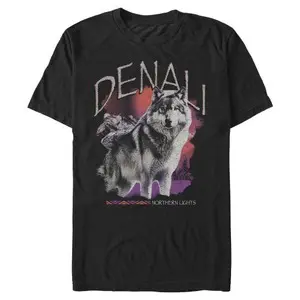 LOST GODS Denali Wolf Short Sleeve Graphic T-shirt
