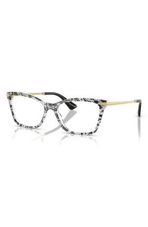 Dolce & Gabbana 56mm Rectangle Eyeglasses