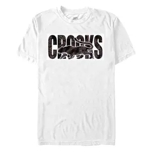 CROOKS & CASTLES Tiger Fur Print Graphic T-shirt - White