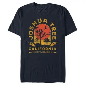 LOST GODS Joshua Tree California Distressed Graphic T-shirt