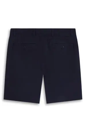 Bugatchi Flat Front Chino Shorts - Black