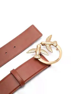 Pinko Love Birds Leather Belt