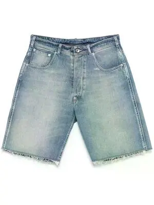 MAISON MARGIELA Cut-off Denim Shorts - Blue