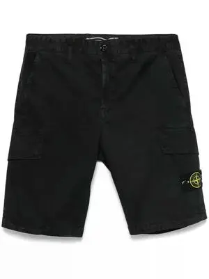 Stone Island Compass-badge Shorts - Black