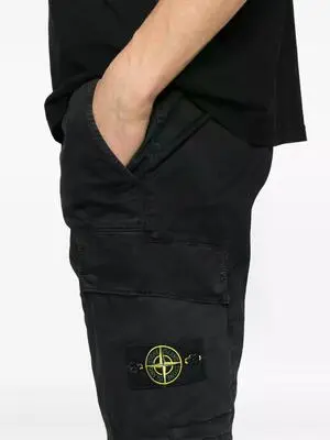 Stone Island Compass-badge Shorts - Black