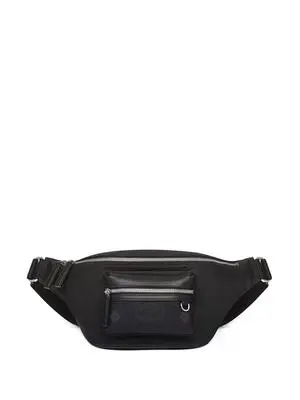 Mcm Mini Fursten Belt Bag - Black