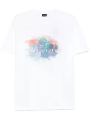 Paul & Shark Logo-print T-shirt - White
