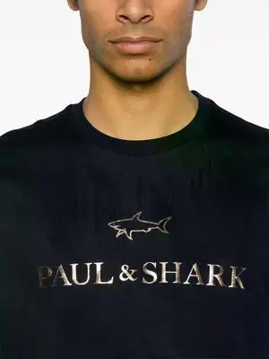 Paul & Shark Logo-print T-shirt - Blue