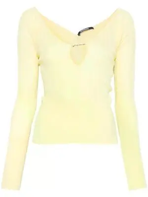 Jacquemus Le Sommet Pralù Top - Yellow