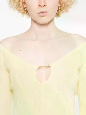 Jacquemus Le Sommet Pralù Top - Yellow