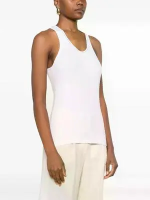 Peserico Beaded Trim-detail Tank Top