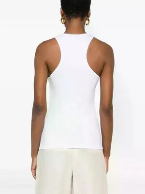 Peserico Beaded Trim-detail Tank Top