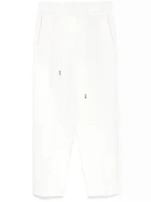 Peserico Beaded Trim Detail Trousers - White