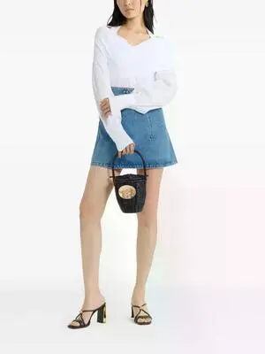 PATOU A-line Mini Skirt - Blue