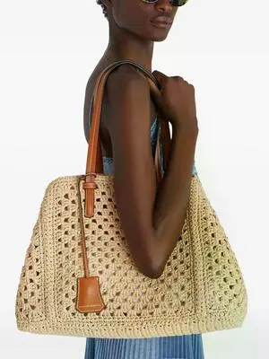 Ermanno Scervino Crochet Tote Bag